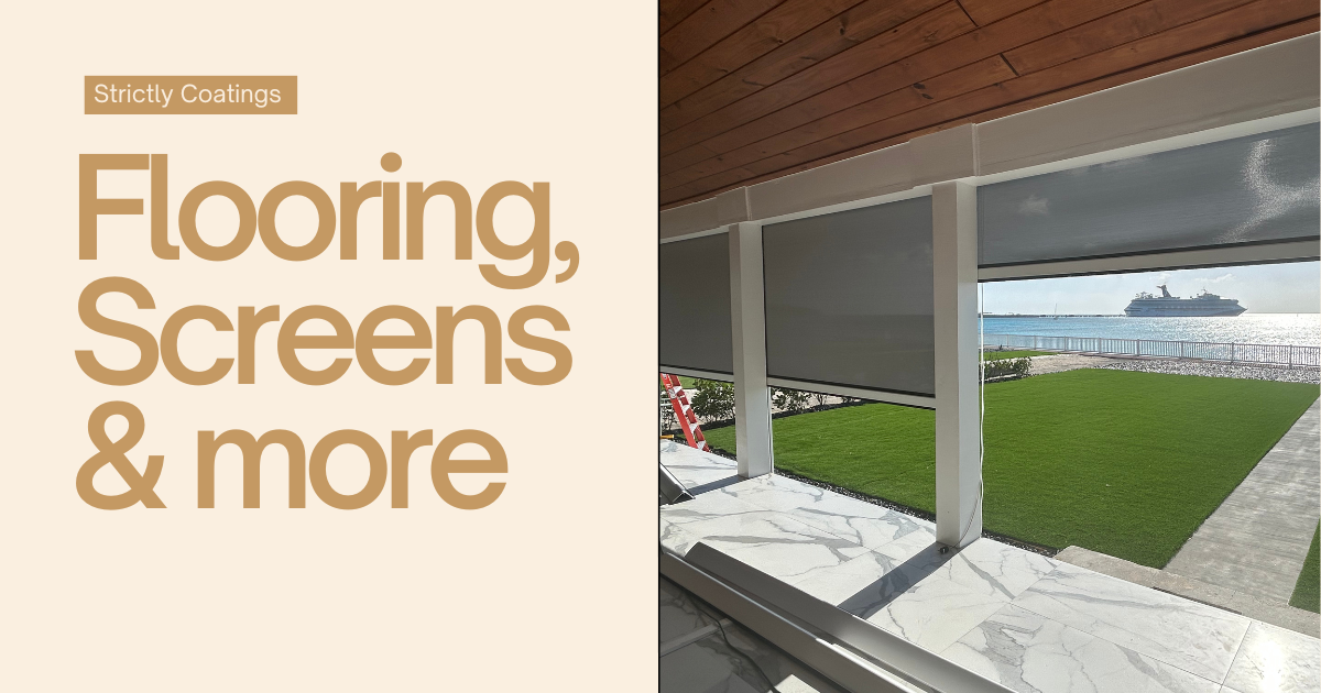 Strictly Coatings | Epoxy Floors & Motorized Screens in Venice, FL
